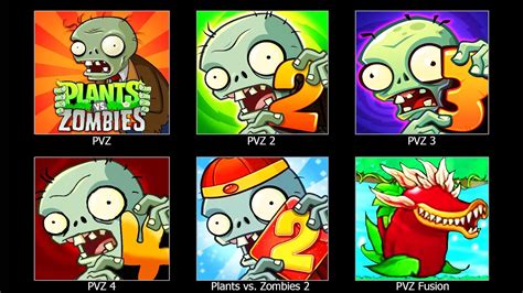 ПВЗ Фьюжн ПВЗ Гибрид ПВЗ Китайская Версия Растинея против Зомби 2 Растения против Зомби 3 ПВЗ 4