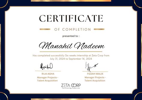 Manahil Nadeem On Linkedin Im Excited To Share That Ive Completed My
