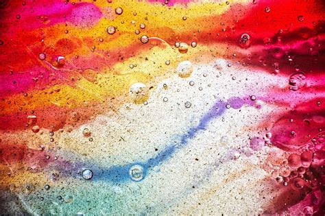 Vibrant Microscopic View Of Abstract Colors And Textures Showcasing