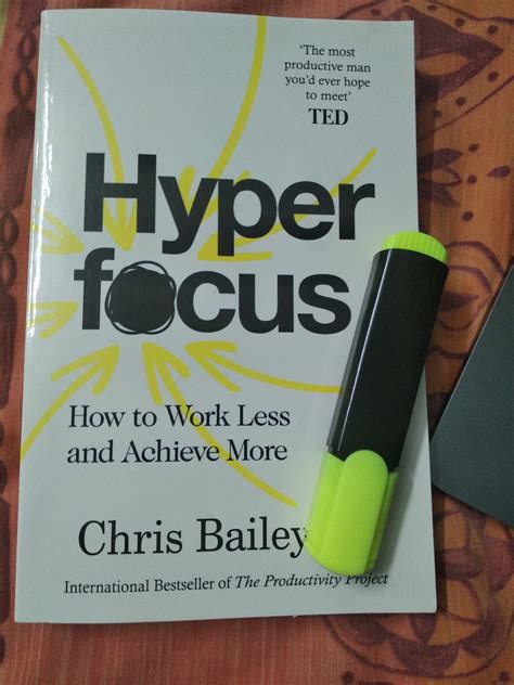 Book Review Hyperfocus By Chris Bailey ~ Anuradha Sridharan