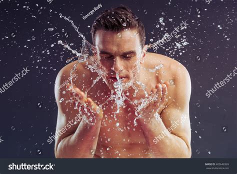 Face Washing Man Images Stock Photos Vectors Shutterstock