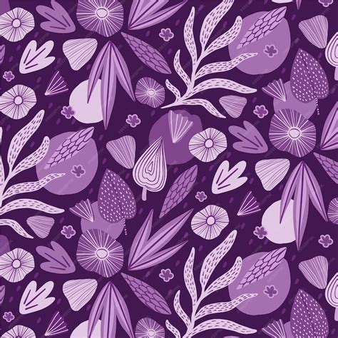 Premium Vector Hand Drawn Monochromatic Pattern