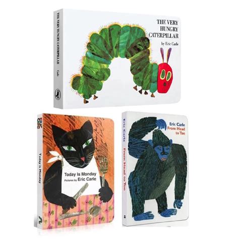 Eric Carle Collections 3 Books In A Set Shopee Philippines