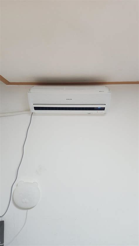 진해창원용원에어컨설치 전문점 Top에어컨 용원 빌라3층 삼성 무풍 벽걸이형7평 중고 판매설치