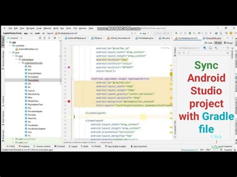 Sync Android Studio Project With Gradle Files Rebuild Project Android Studio YouTube