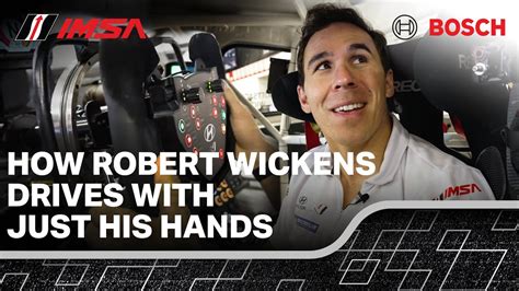 Robert Wickens Debuts His New Bosch Electronic Hand Control System