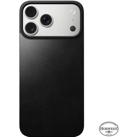 Nomad Magnetic Leather Back Horween Magsafe Kožený Kryt Iphone 17 Pro