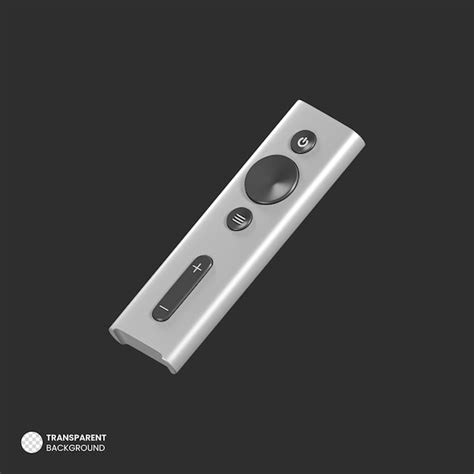 Premium Psd Isolated 3d Render Remote Icon