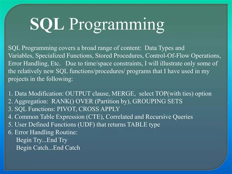 Ssis Sql Ssrsspssasmdxhbli Ppt