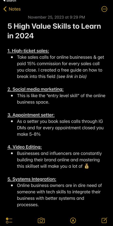 5 High Value Skills To Learn In 2024