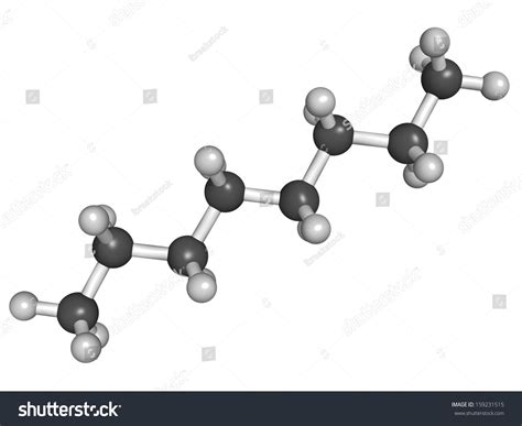 Chemical Structure Octane Hydrocarbon Isolated On Stock Illustration 159231515 Shutterstock