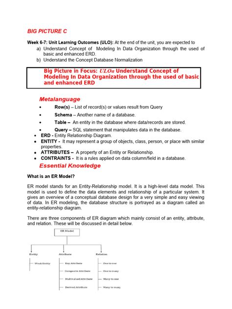 Week6 7 Cce104l Pdf Conceptual Model Databases