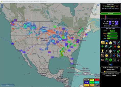 Gridtracker Wsjt X And Log4om Awesome Map