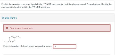 solved predict the expected number of signals in the 13c