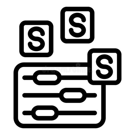 Software Development Kit Adjusting Settings Symbol Icon Stock