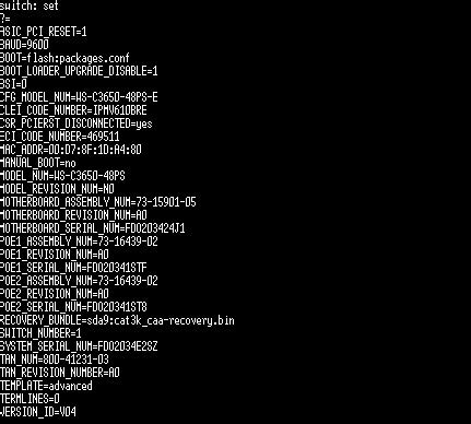 Solved Boot Statement On Catalyst WS C3650 48PS E Cisco Community
