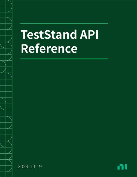 Teststand Api Reference 10 19 2023 Teststand Api Reference 2023 10