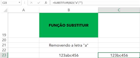 Como usar a função SUBSTITUIR para remover caracteres no Excel Smart Planilhas