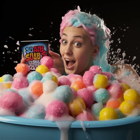 Premium Photo Bubbly Bliss Suds Bubble Detergent Bath Foam And Soap
