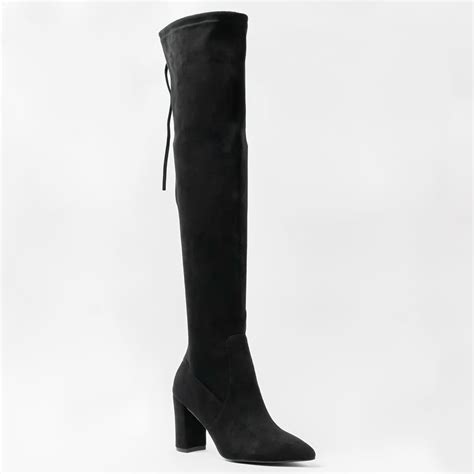 Bota Larga De Tacón Para Mujer Emporio Vu