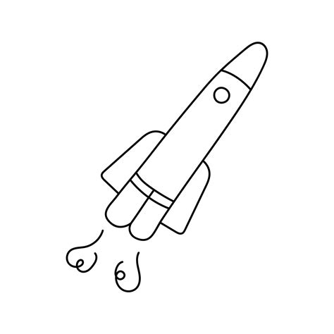 Premium Vector Rocket Vector Illustration Isolated On White Background