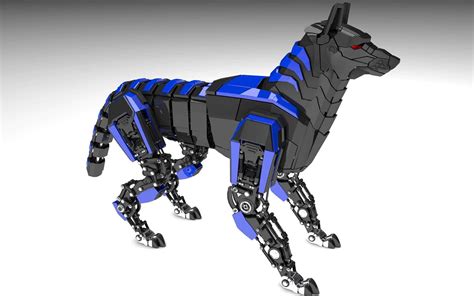 Wolf Robot 3d Model By Cat007