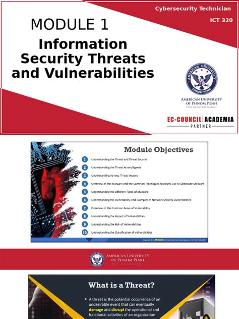 Module I Information Security Threats And Vulnerabilities Pdf