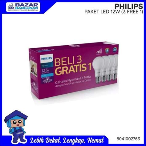 Jual Lampu Led Philips W Cool White Original Murah Harga Diskon Maret Blibli Com