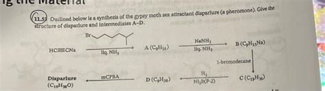 Solved 5 0 11 53 Outlined Below Is A Synthesis Of The Gypsy
