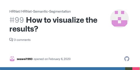 How To Visualize The Results · Issue 99 · Hrnethrnet Semantic