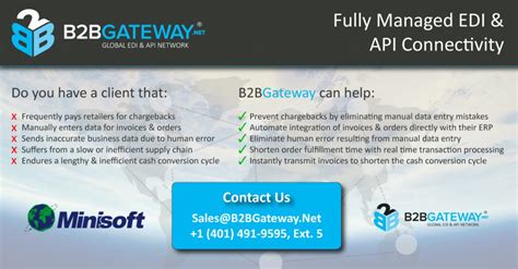 Eformz Support For B2b Gateway Edi Miniwiki