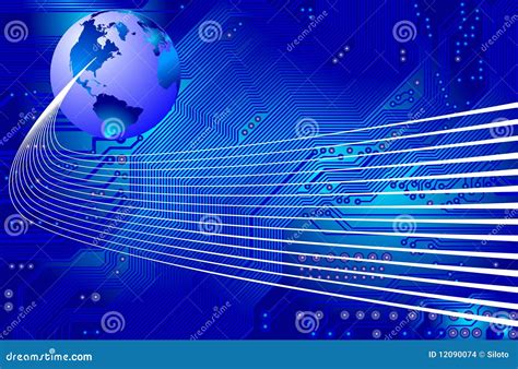 Network Communication Vector Stock Vector Illustration Of Electronics Internet 12090074