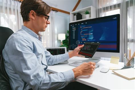 It Developer Selecting By Point On Coding Online Software Pecuniary