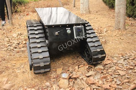 Plt 1000 Intelligent Crawler Robot Platform Track Stair Climbing Robot Tank Chassis From China