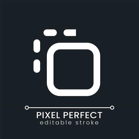 Dissolve Pixel Perfect White Linear Ui Icon For Dark Theme Editing Transition Post Production