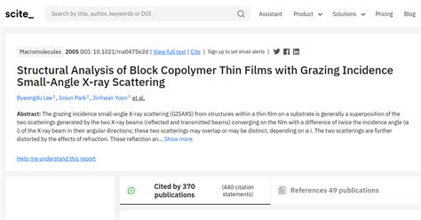 Structural Analysis Of Block Copolymer Thin Films With Grazing Incidence Small Angle X Ray