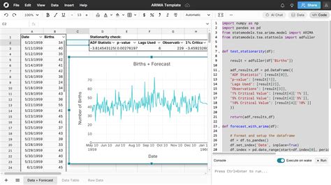Analyze Big Data With Python In A Spreadsheet Row Zero The