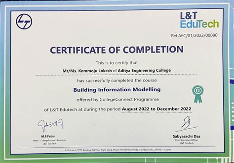 Bim Buildinginformationmodelling Certification Ltedutech Construction Lokesh Kommoju