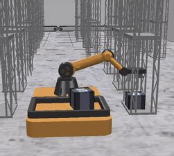 Warehouse Worker Warehouse Robot