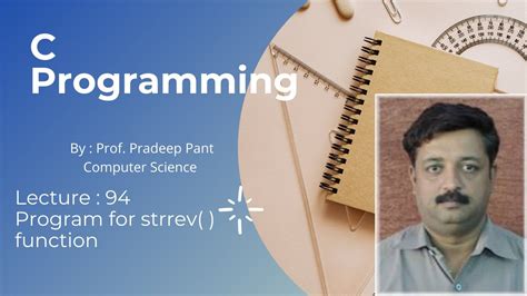 94 Program Of Strrev Function String Lab C Programming Youtube
