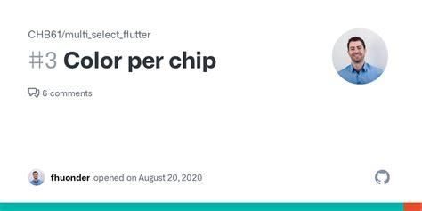 color per chip · issue 3 · chb61 multi select flutter · github