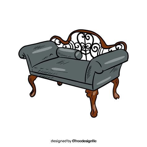 Vintage Couch Clipart Free Download