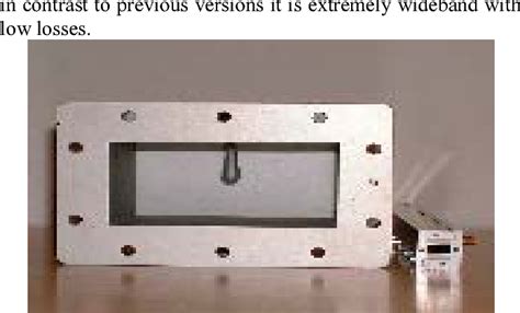 Figure 1 From The Ridge Gap Waveguide As A Wideband Rectangular Hard