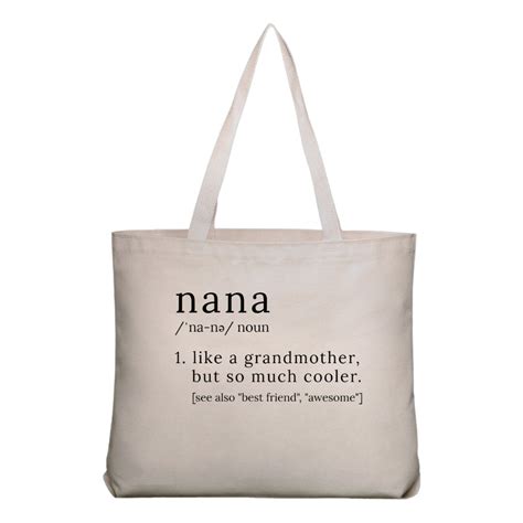 Nana Tote Bag Etsy