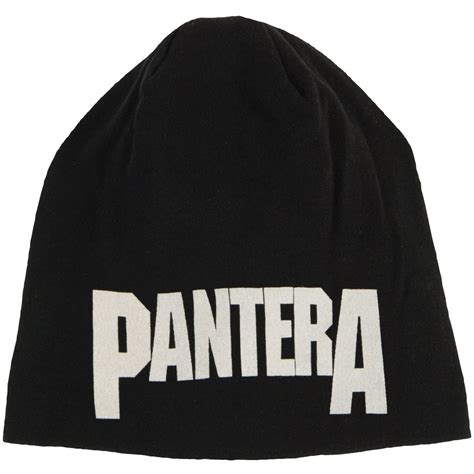 Pantera Logo Jersey Beanie Beanie Pantera Merch Store