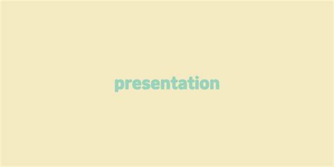 HTML Presentation