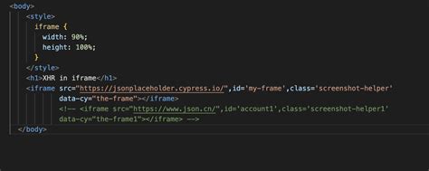 whether the id of iframe can be located in cypress · issue 798