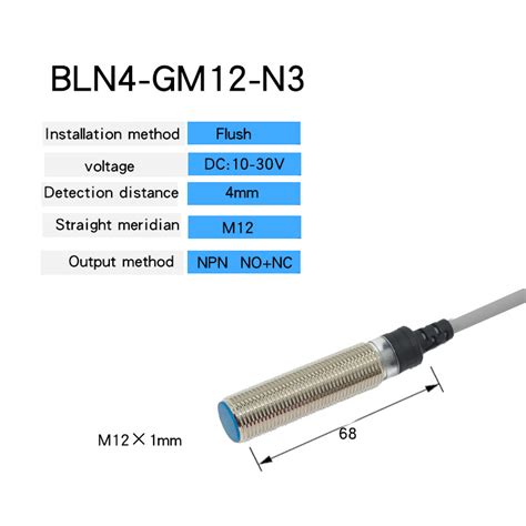 Sn 4mm NPN No Nc Flush Type 24V Proximity Switch Sensor China Proximity Sensor And Proximity