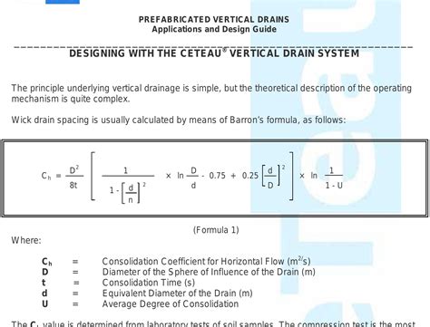 Figure 7 Prefabricated Vertical Drains Technical Design