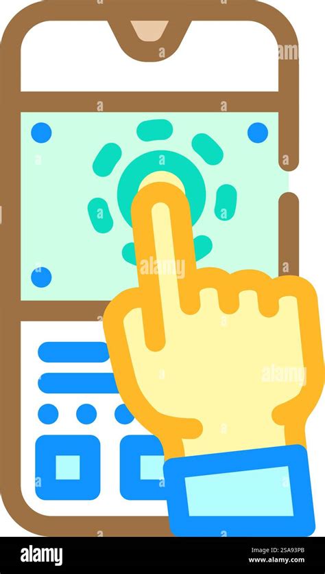 User Testing Ux Ui Design Color Icon Vector User Testing Ux Ui Design